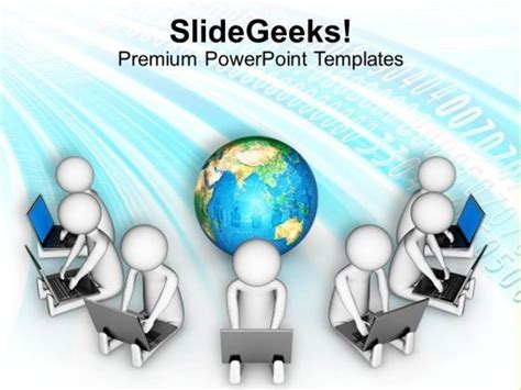 Make Connectivity With Global Internet PowerPoint Templates Ppt Backgrounds For Slides