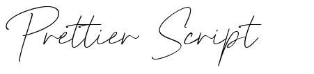 Prettier Script Font By 50Fox Studio FontRiver Prettier Script Font By 50Fox Studio FontRiver
