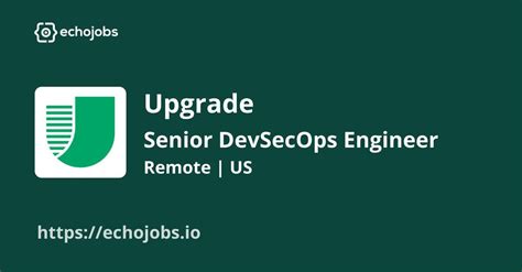 Upgrade Is Hiring Senior Devsecops Engineer Remote Us Aws Go Python