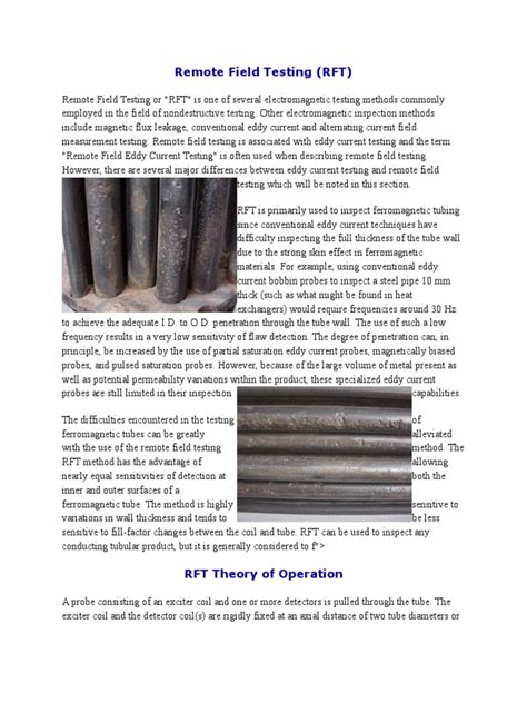 Remote Field Testing Pdf Inductor Vacuum Tube