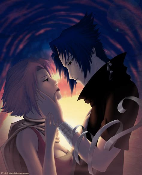 Haruno Sakura And Uchiha Sasuke Naruto And 1 More Drawn By Juhani Danbooru
