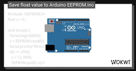 Save Float Value To Arduino O Wokwi Esp32 Stm32 Arduino Simulator