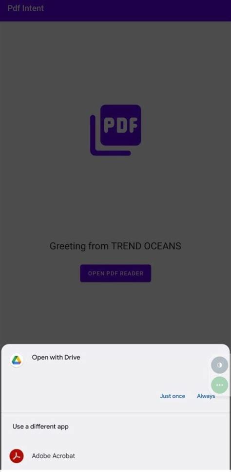 how to open pdf programmatically using intent in android trend oceans