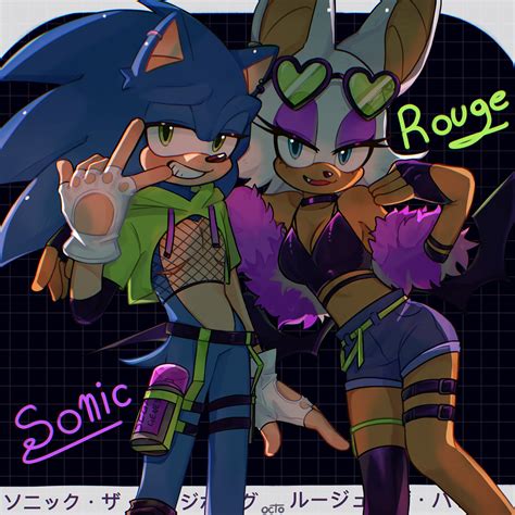 6556 Safe Artistoctoooo Rouge The Bat Sonic The Hedgehog Club