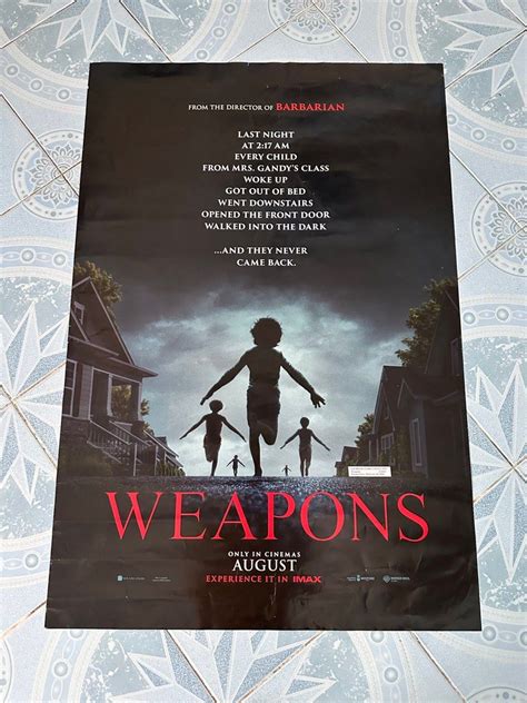 Weapons 2025 Original Movie Poster 69 X 101cm Hobbies And Toys