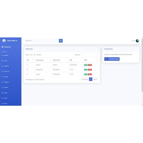 Jual Source Code Aplikasi Company Profile Berbasis Web Codeigniter