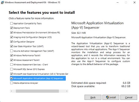 Install The App V Sequencer Windows 10 11 Windows Application Management Microsoft Learn