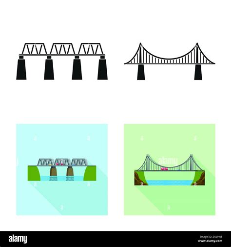 Isolated Object Of Connection And Design Symbol Set Of Connection And Side Vector Icon For