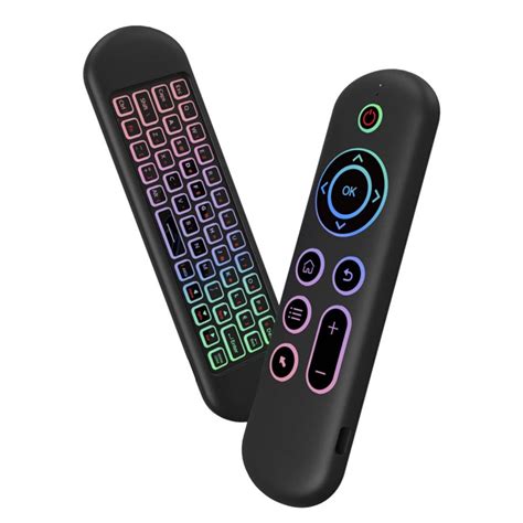 Air Mouse Remote With Mini Keyboard And 6 Axis Gyro Sensor By Porodo Universal Remote Saska