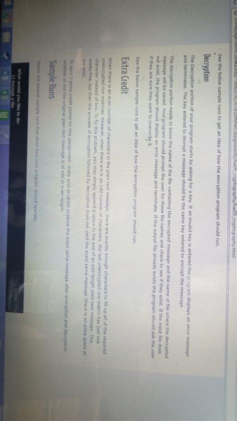 Solved Encryption Step 1 Assign A Number To Each Letter
