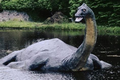 Reconstruction Statue Of Nessie The Loch Ness Monster As A Plesiosaur