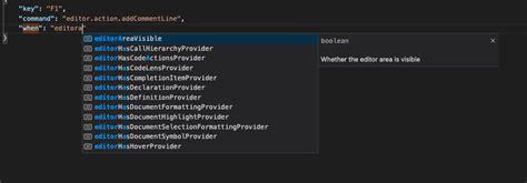 Contextkey Intellisense Needs At Least One Character To Work Issue Microsoft Vscode