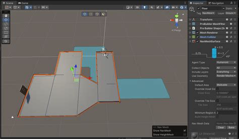 Navmeshsurface Not Under Terrain Runity3d