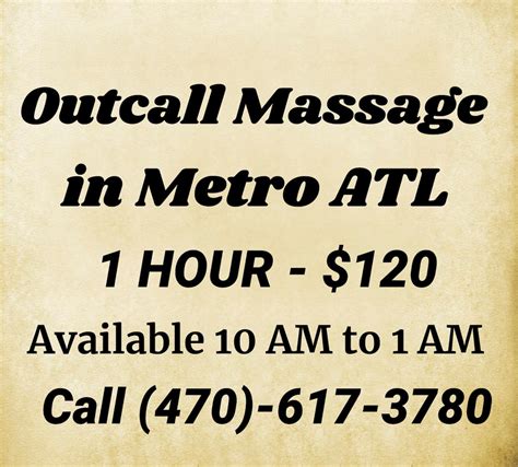 Outcall Massage In Atlanta Atlanta Ga Patch
