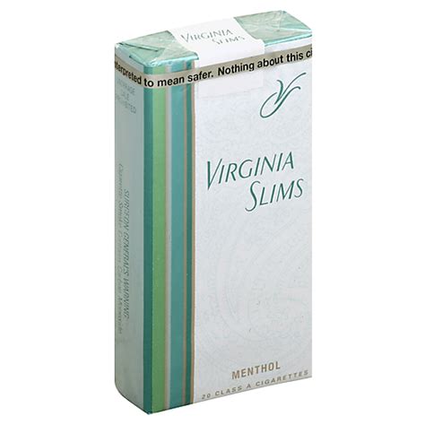 Virginia Slims Cigarettes Menthol 20 Ea Cigarettes Garys Foods