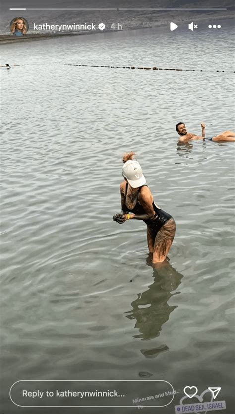 Katheryn Winnick In Bathing Suit Visits The Dead Sea — Celebwell