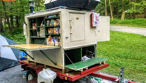 A Chuck Wagon To Make Camping Easier Mindblowing Chuck Wagon