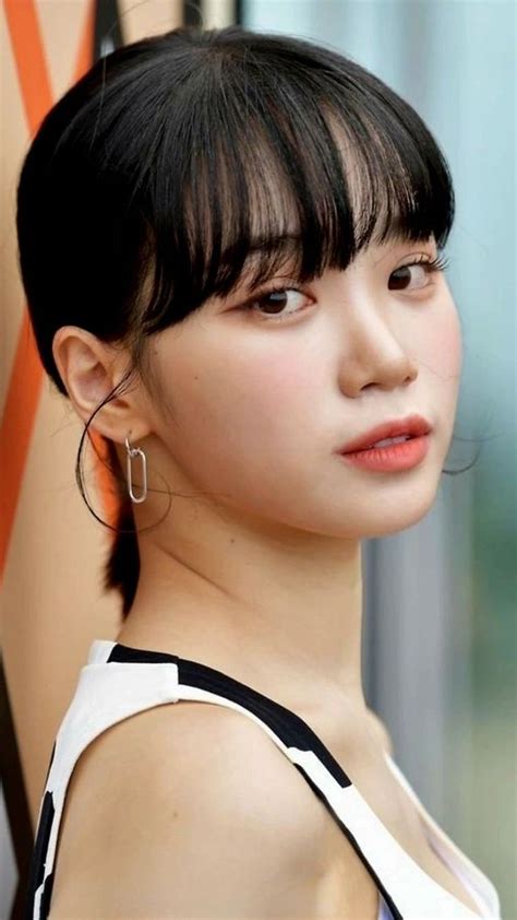 르세라핌 채원 헤어스타일 유명인 연예인