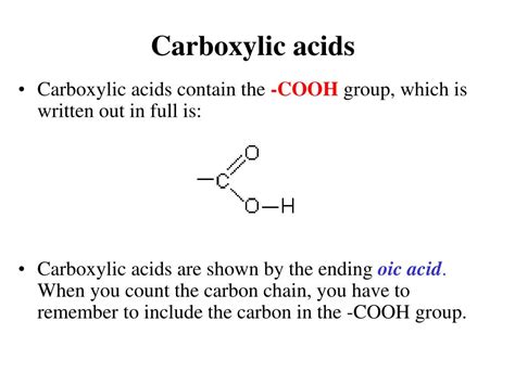Ppt Carboxylic Acids And Esters Powerpoint Presentation Free Download Id4672289