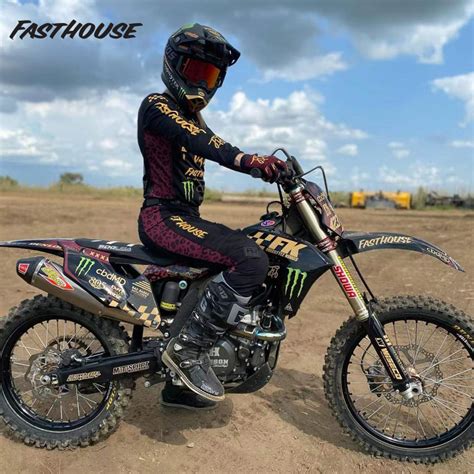 美国fasthouse女款越野摩托车套装场地林道骑行服速干透气防护 虎窝淘