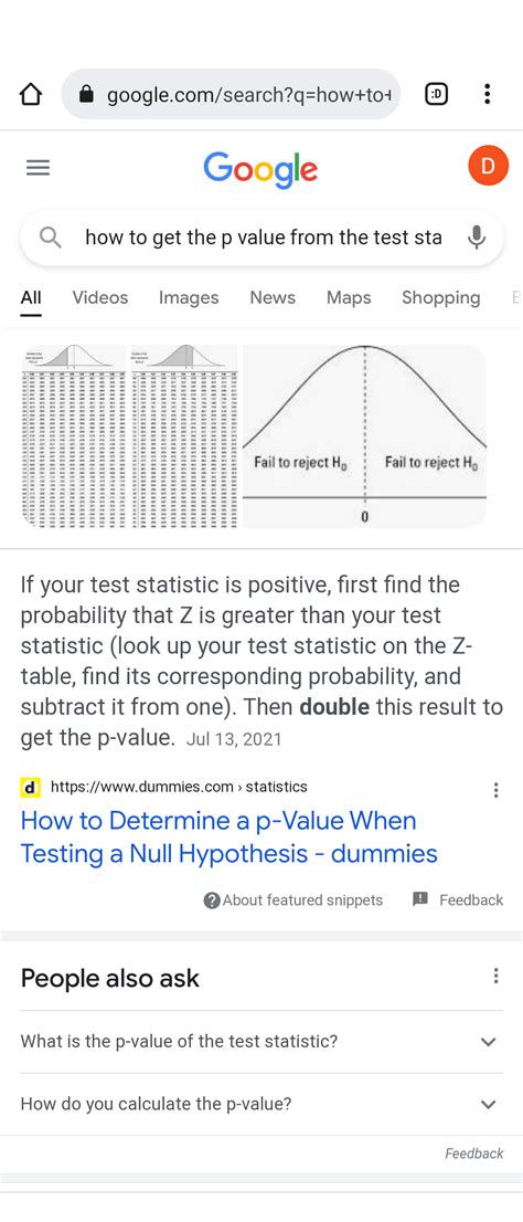 Can The Function Norminv Be Used In Msexcel To Get P Value Researchgate
