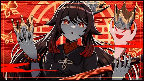 Ху тао обои на пк 4к