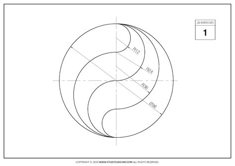 An Image Of A Circle With The Number One On It And Two Smaller Circles