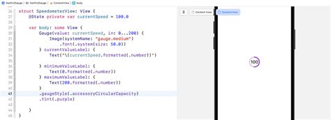 使用 Gauge 视图显示进度并创建速度计 精通 Swiftui Ios 16 版