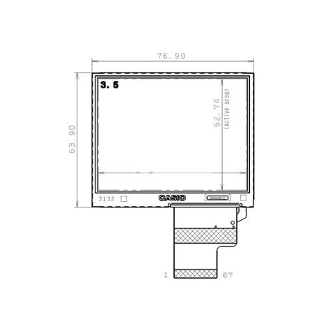 COM T XLC Ortustech Inch TFT LCD Display Sunlight Readable X Parallel RGB LCD