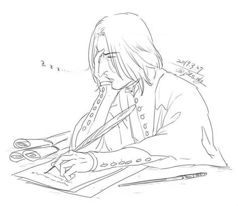 Раскраски Снейп Из Гарри Поттера 66 фото