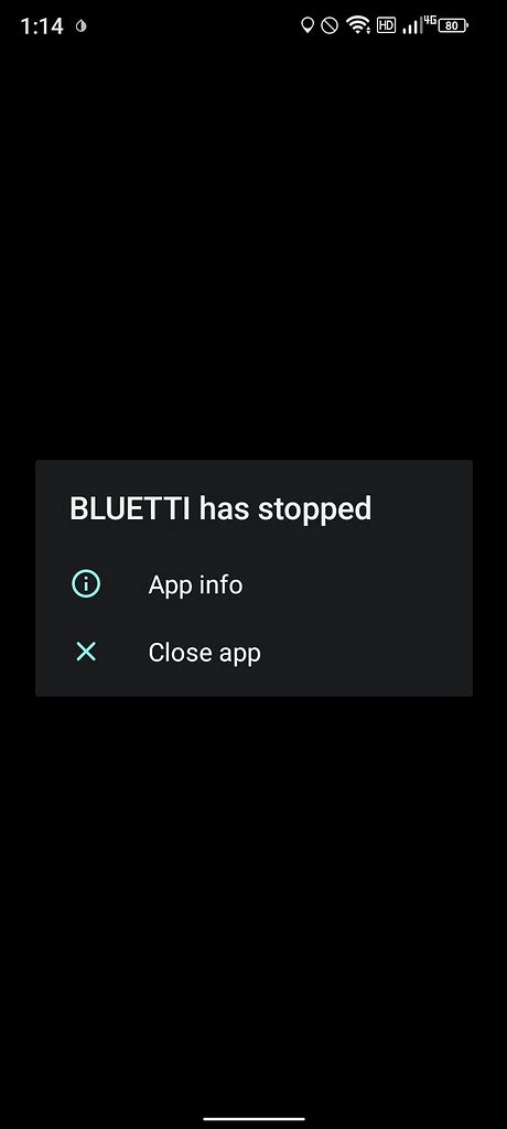 App Android Crashes After Phone Screen Is Reactivated Bluetti App Bluetti Community