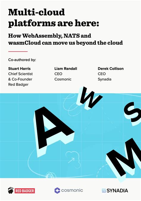 Webassembly Multi Cloud Platforms With Cncf Cosmonic Posted On The