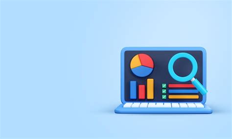 Premium Psd Monitor Graph Dashboard Data Analysis Infographics