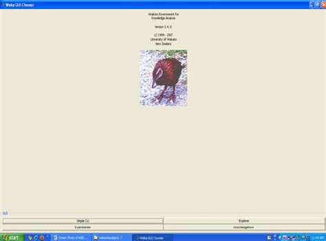 Weka Machine Learning Workbench Interface Download Scientific Diagram
