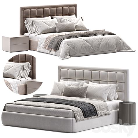Atiko Velutto 03 Bed 3d Model