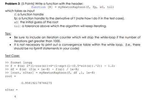 Solved Problem Points Write A Function With The Chegg