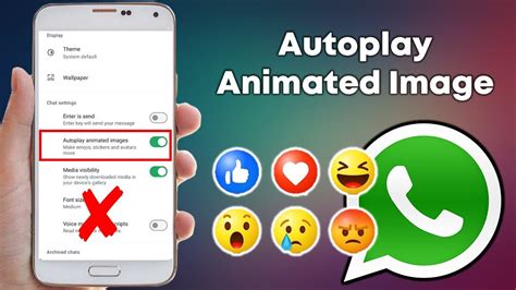 How To Fix Autoplay Animation Image Option Not Showing In Whatsapp