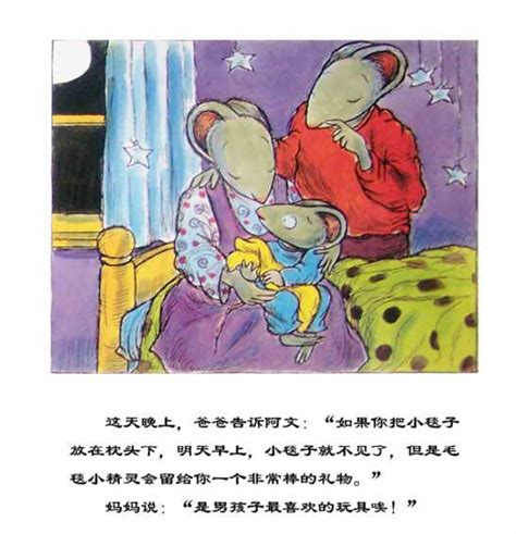 给大人讲故事的绘本2 阿文的小毯子 极典美育