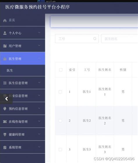 微信小程序java Python Node医疗微服务系统医院预约挂号系统python做医疗小程序 Csdn博客