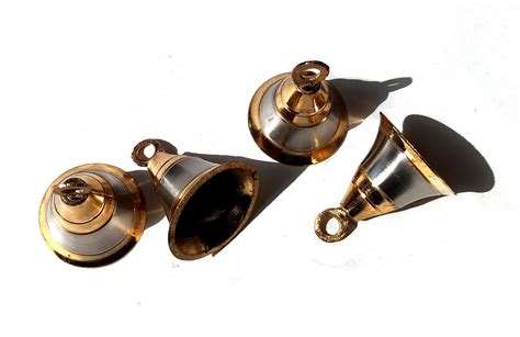 Solid Brass Bells For Home Decor 2 Inch Size Set Of 10 With Etsy