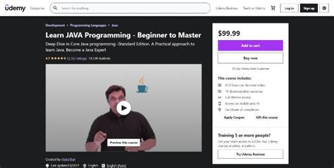 Best Java Courses To Learn Online For Pros Cons