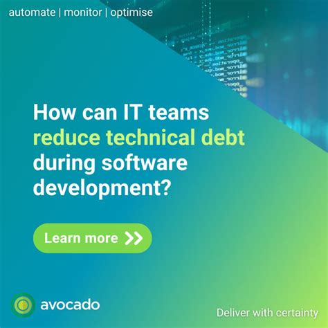 Avocado Consulting On Linkedin Technical Debt In Software Development And How To Reduce It