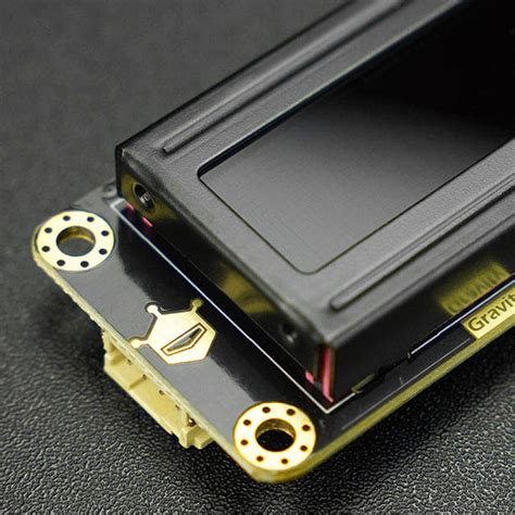 gravity i2c 16x2 arduino lcd with rgb font display black the pi hut