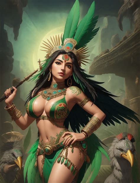 Artstation Aztec Goddess 1