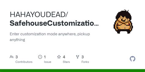 Github Hahayoudeadsafehousecustomizationplus Enter Customization