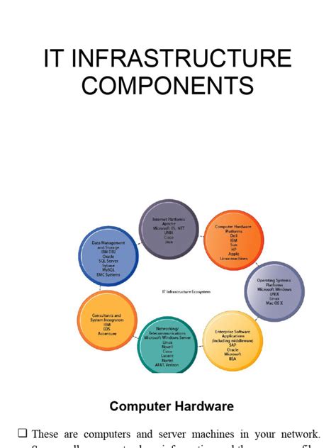 It Infrastructure Components Pdf Operating System Computer Network