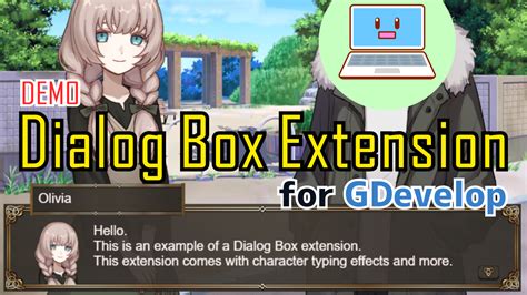 Dialog Box Extension For GDevelop By PANDAKO