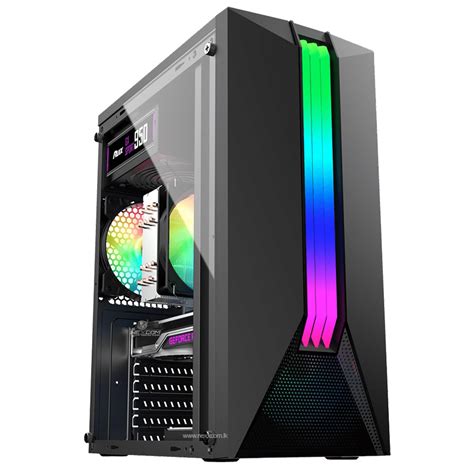Ruix Rocket Atx Gaming Casing With Tempered Glass Nexxcom Computers