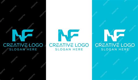 Premium Vector Initial Letter Nf Logo Design Monogram Creative Modern