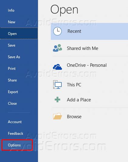 How To Change Ruler Measurement In MS Word AvoidErrors